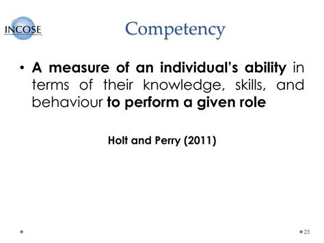 Incose Systems Engineering Competency Framework Isecf Pdf