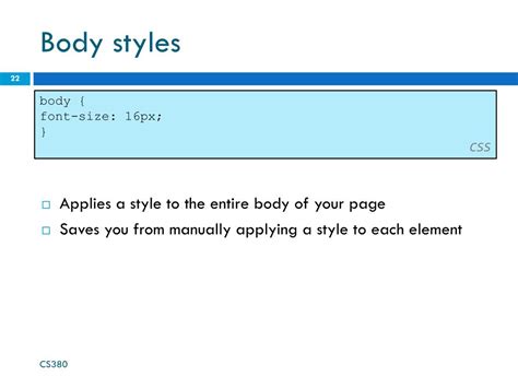 PPT CSS For Styling PowerPoint Presentation Free Download ID