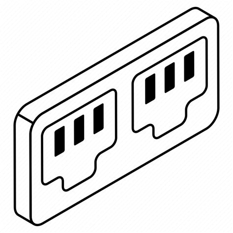 Ethernet Port Network Share Internet Connection Icon Download On Iconfinder