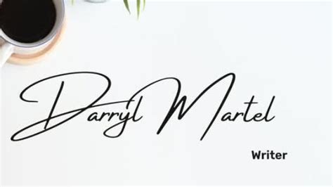Darryl Martel Come With Me On A Journey And Dive Into My Books