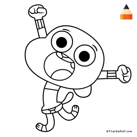 Amazing World Of Gumball Drawing At Getdrawings Free Download
