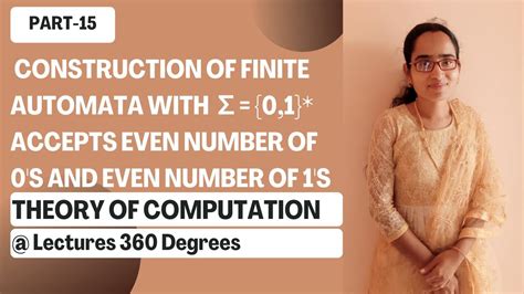Toc Part 15 Construction Of Fa With ∑ {0 1} Accepts Even Number Of 0s And 1s Gate