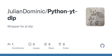 Github Juliandominic Python Yt Dlp Wrapper For Yt Dlp