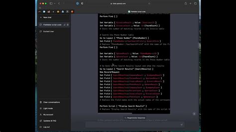 Chatgpt Can Write Filemaker Pro Script Code Youtube