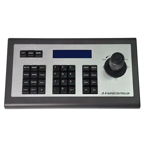 Onvif 4d Joystick Ip Ptz Camera Keyboard Controller With Lcd Display