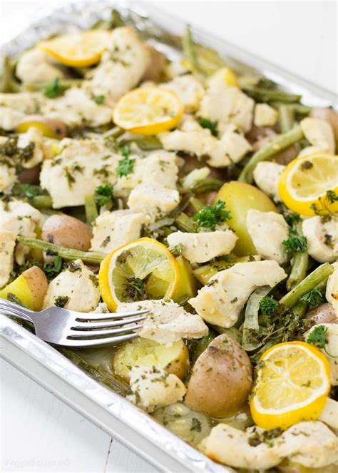 Sheet Pan Garlic Chicken With Potatoes And Green Beans