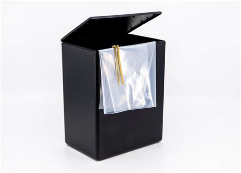 Temporary Urn For Cremated Remains Black Plastic With Snap Lid