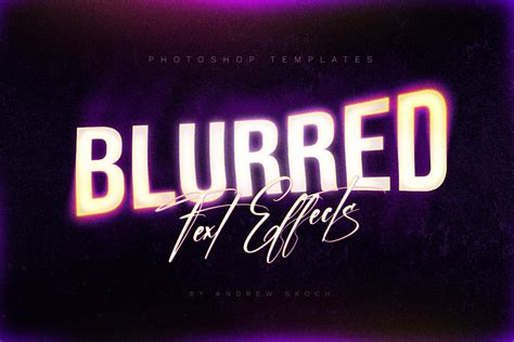 Gradient Blurred Text Effect Premium And Free Psd Mockup Store