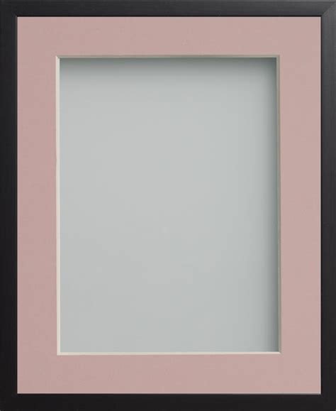 Drayton Black 6x4 Frame With Pink Mount Cut For Image Size 5x3