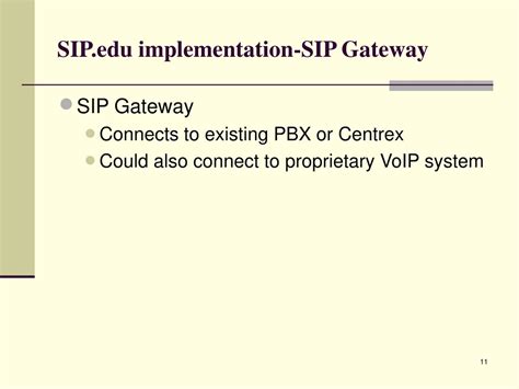 PPT SIP Edu Implementation For University Communication System PowerPoint Presentation ID