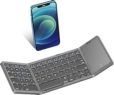 Amazon Com HUO JI Wireless Keyboard Multi Device Bluetooth And 2 4G Dual Mode For IPad Switch