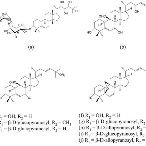 Structure Of Cucurbitane Type Triterpenoids From Momordica Charantia