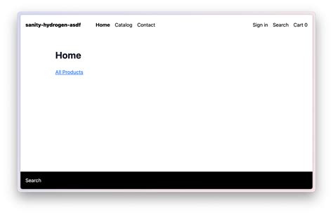 Fetching Shopify Products Sanity And Shopify With Hydrogen Sanity Learn