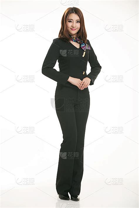 活泼的女孩穿职业装