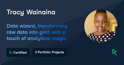 Tracy Wainaina Data Analyst