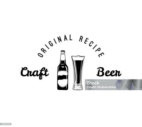 ボトルとクラフト ビール アイコンのガラスビールとパブバーのシンボルベクトル しずくのベクターアート素材や画像を多数ご用意 しずく