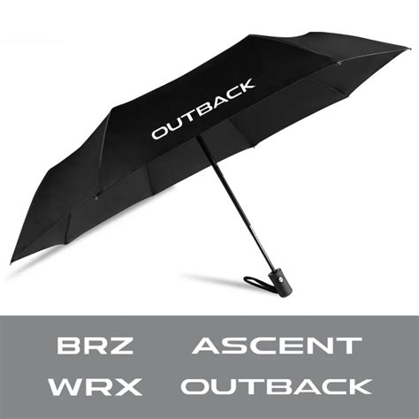 스바루 포레스터 어센트 레거시 아웃백 Xv Wrx Brz 완전 자동 컴팩트 접이식 패션 우산 액세서리 티몬
