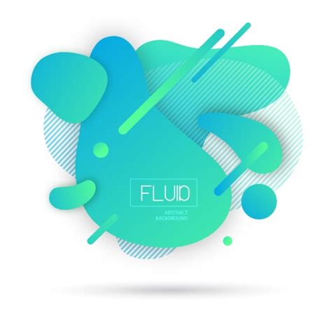 Blue Fluid Blob For Card Background Royalty Free Vector