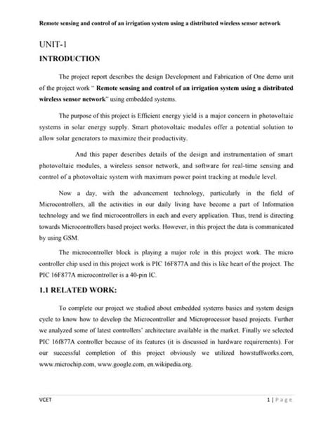 Remote Sensing And Control Of An Irrigation System Using A Distributed