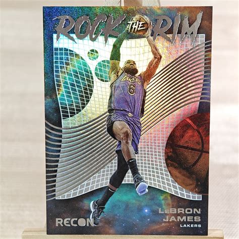 【目立った傷や汚れなし】レブロン・ジェームズ 2022 23 Panini Recon Rock The Rim Silver Prizm
