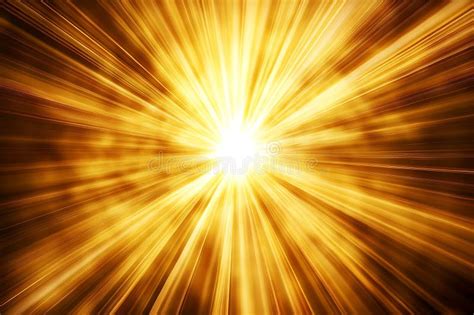 A Dynamic Gold Toned Background Showcasing A Radiant Burst Effect With