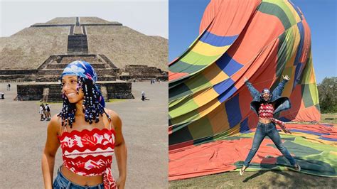 Alicia Keys viajó en globo aerostático en Teotihuacán previo a concierto en CDMX Infobae