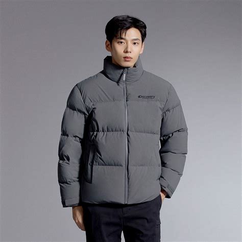 남성 레스터g Rds 하이넥 구스다운 숏패딩 D Grey 감도 깊은 취향 셀렉트샵 29cm