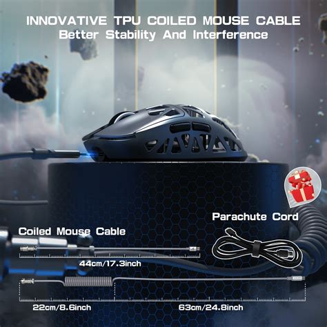 Freewolf فأرة ألعاب لاسلكية Freewolf Attack Shark R2، من سبيكة