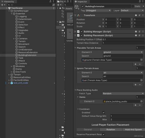 【unity3d】rts Engine 放置建筑 笔记七 Csdn博客