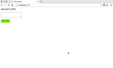 Github Noman Landipfs Example Example Showing In Browser Ipfs Node