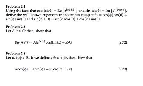 Solved Using The Facts That Cosphi Plusminus 0 Re Ejphi
