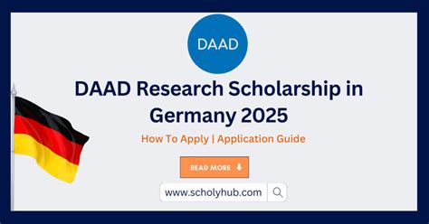 Daad Research Scholarship In Germany 2025 Scholyhub
