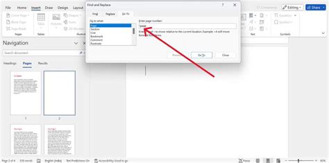 how to delete a page in word geeksforgeeks