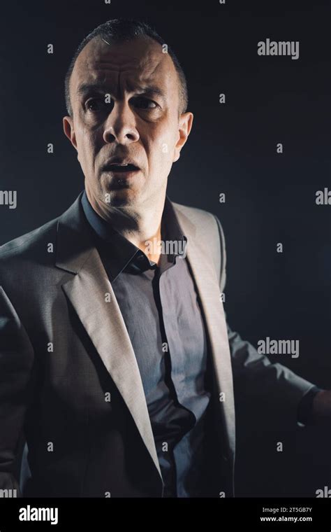 Man Running In Suit With Fear Hi Res Stock Photography And Images Alamy