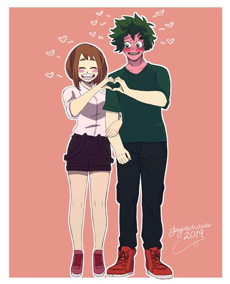 18 Uraraka And Deku Ship Fanart Leas Spass