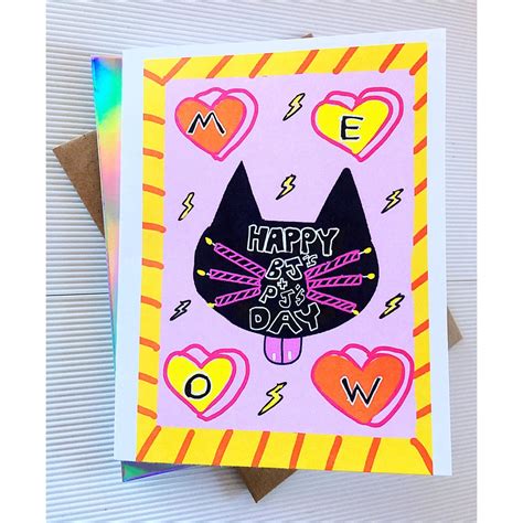 Happy Bj And Pj Day Oral Sex Birthday Card Sex Cards Boyfriend Husband