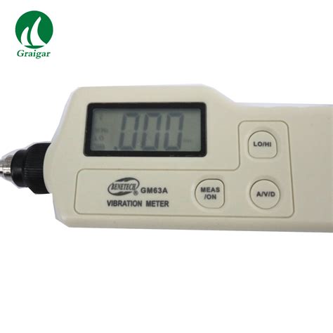 Gm63a Digital Vibration Analyzer Tester Meter Vibrometer Ac Output Digital With Lcd Backlight
