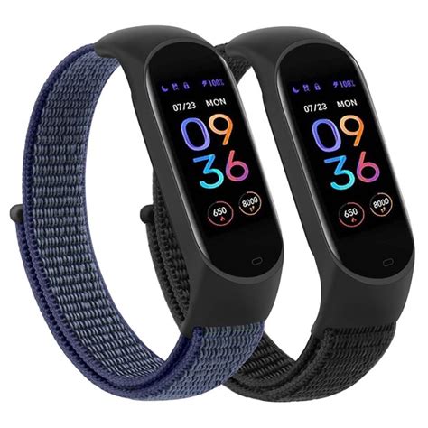 สายไนลอนสำหรับ Xiaomi Mi Band 7 7 Nfc สายรัดข้อมือกีฬา Miband7 Correa