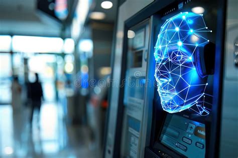 Automated Teller Machine Atm With Facial Recognition Technology For Secure Access Stock