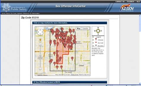 Map Shows Where Sex Offenders Live In Arizona Neighborhoods Public Safety Eastvalleytribune Com