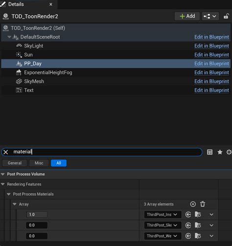 artstation unreal engine toon post process resources