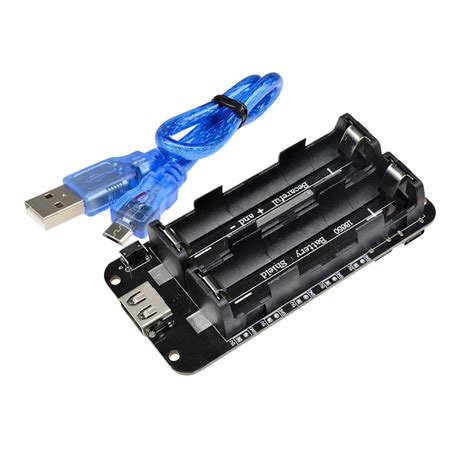 Diymore 18650 Battery Shield V8 3v 5v Micro Usb Port Type C Usb With Cable For Raspberry Pi