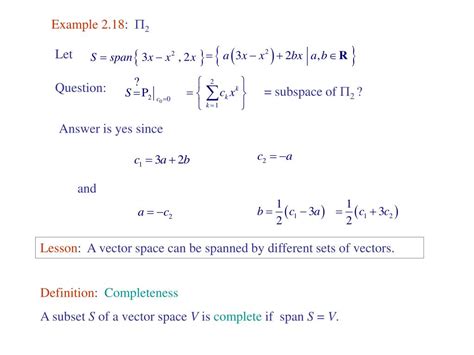 PPT Chapter Two Vector Spaces PowerPoint Presentation Free Download ID