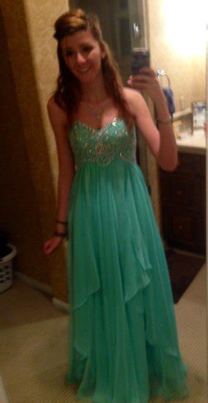 Prom Makeup Green Eyes Blue Dress