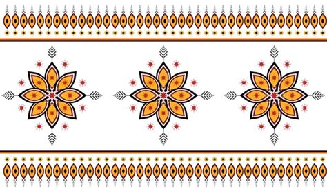 배경 또는 벽지에 대한 추상 민족 기하학적 패턴 디자인 프리미엄 벡터