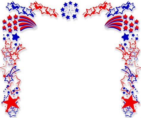 Free Printable Patriotic Border Paper