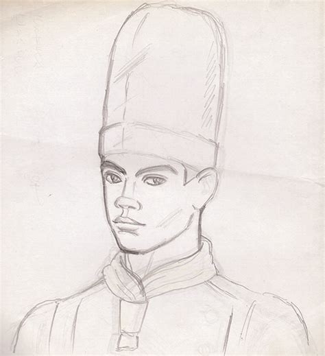 内藤ルネ作品「コックの男性」 Natsume Books