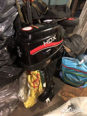 Продаю лодочный мотор HDX 5 л.с 4 такта купить в Москве | Транспорт | Авито