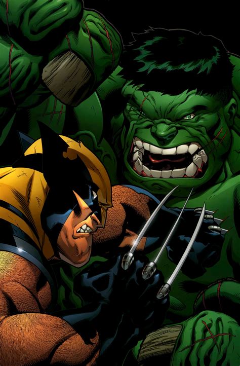 Wallpaper Illustration Wolverine Cartoon Marvel Comics Hulk