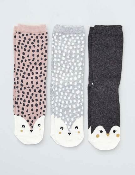 Buy Pack Of 3 Pairs Of Socks Online In Dubai The UAE Kiabi